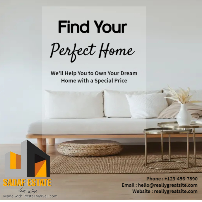 Real Estate Poster | PosterMyWall