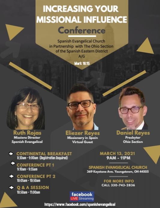 Mission's Conference 3-13-21 | PosterMyWall