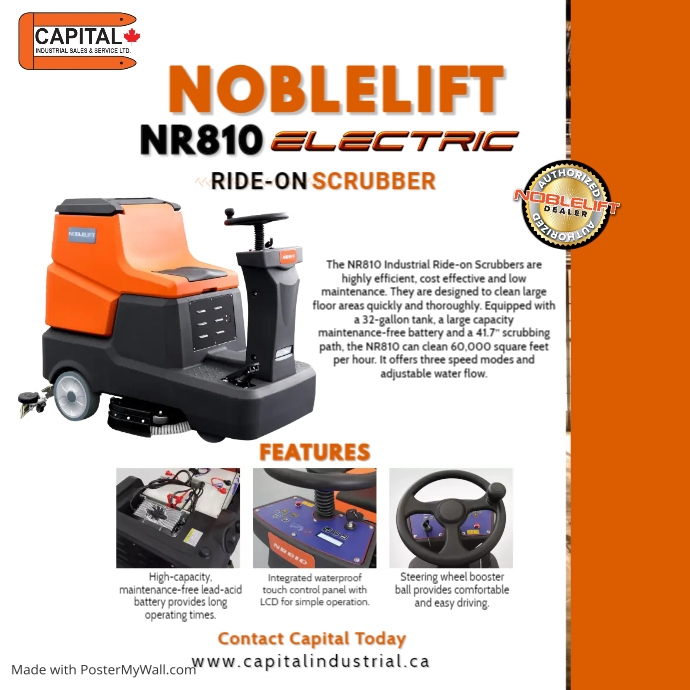 Forklift Service Flyer Template (1) | PosterMyWall