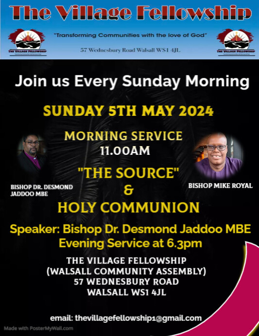 Church launch poster (3) | PosterMyWall