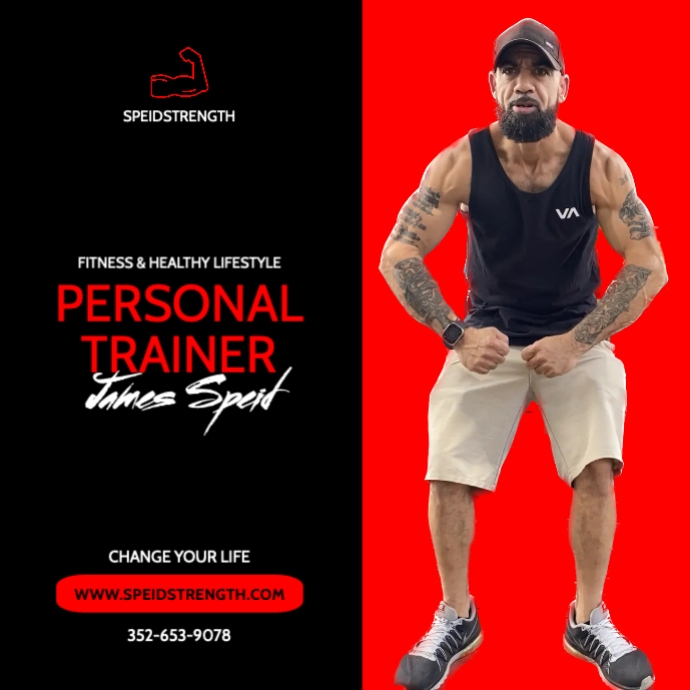 Personal Trainer Promote ad for instagram | PosterMyWall