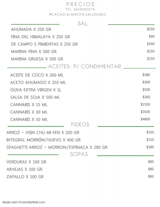 Copy of Copia de Copia de Elegant Beauty Price List Flyer Template ...