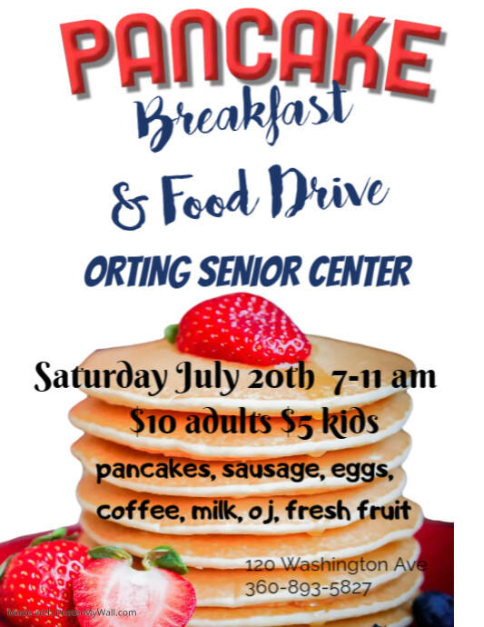 Pancake Breakfast Deal Poster Template | PosterMyWall