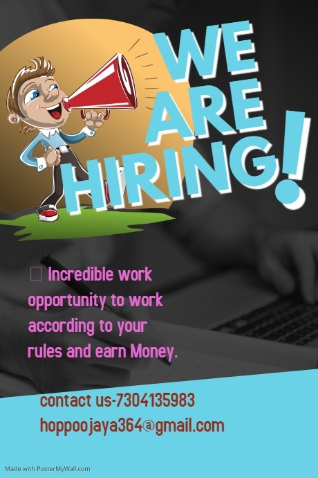 Copy of Copy of Hiring Poster | PosterMyWall