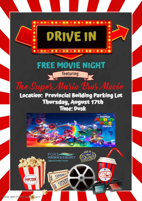 Copy of Drive in movie night birthday invitation (1) | PosterMyWall
