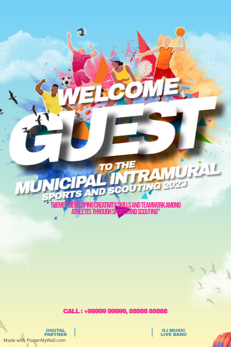Holi Color Festival Event Template | PosterMyWall