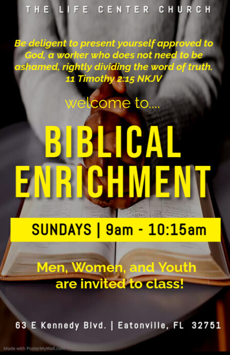 Bible study Template | PosterMyWall