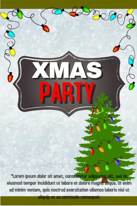 CHRISTMAS Template | PosterMyWall