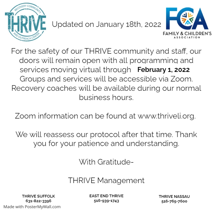 Copy of THRIVE - January 2022 Virtual Programming Statement | PosterMyWall