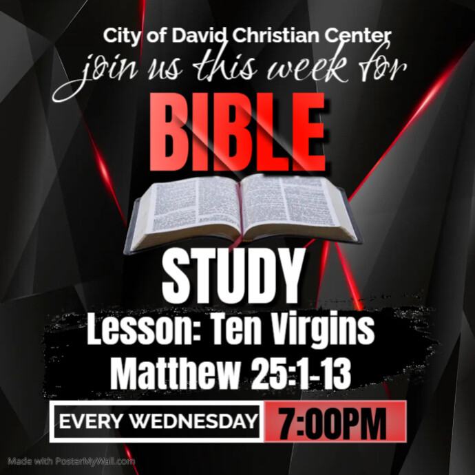 BIBLE STUDY | PosterMyWall