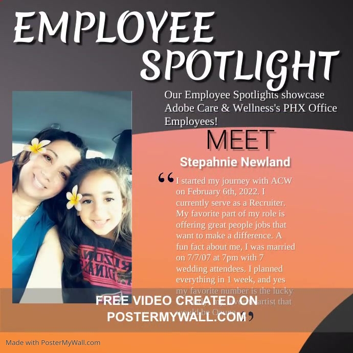 Copy of Employee Spotlight Template | PosterMyWall
