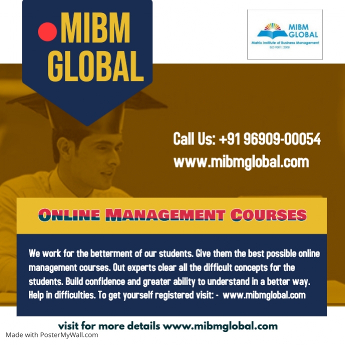 Online Management Courses | PosterMyWall