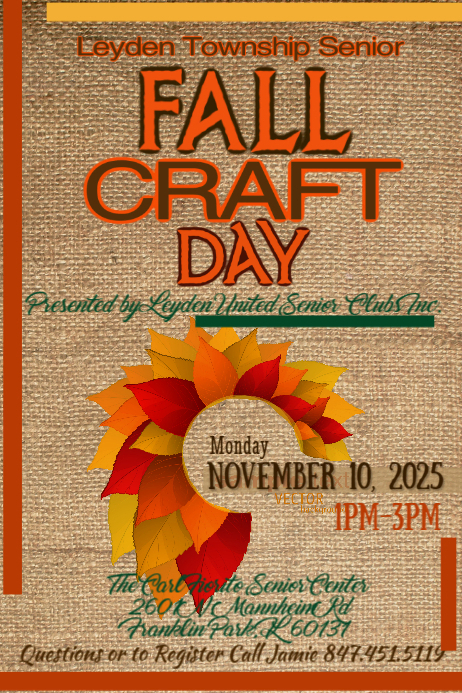 Fall Craft Fair Poster | PosterMyWall