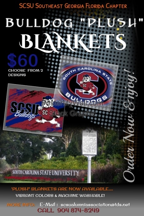 Copy of SCSU Plush Bldog Blankets | PosterMyWall