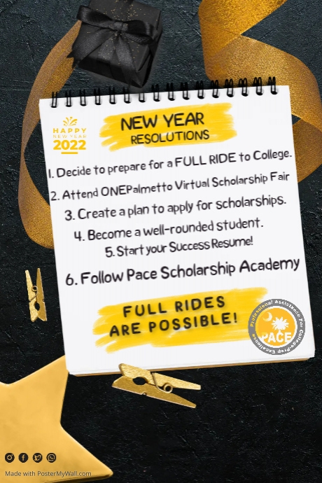 Copy of New Years Resolution Poster | PosterMyWall