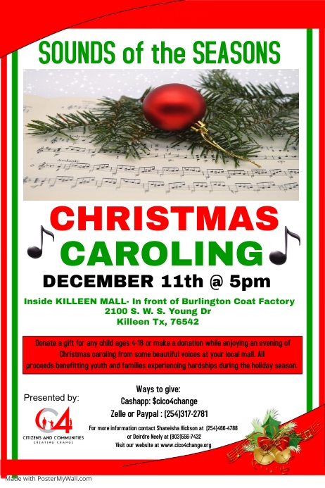 Copy of Christmas Caroling Event Template | PosterMyWall