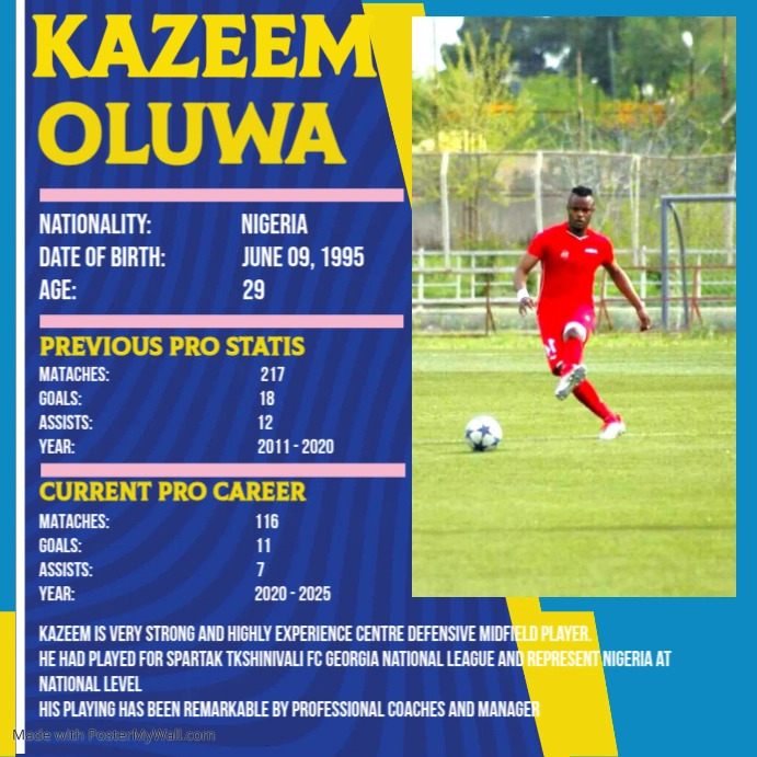 Football Team Squad Template | PosterMyWall