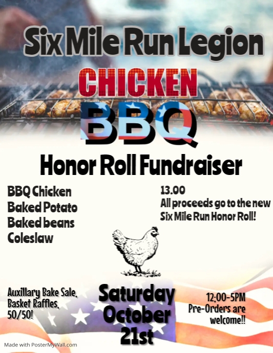 Chicken Barbecue BBQ Event Flyer Template | PosterMyWall
