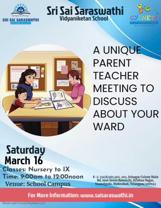 Copy of ombre-blue-curve-light-blue-background-vector | PosterMyWall