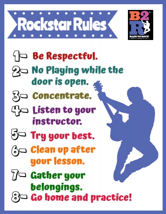 Copy of Rockstar Rules | PosterMyWall