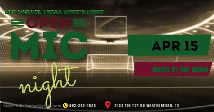 Copy of OPEN MIC NIGHT BANNER | PosterMyWall