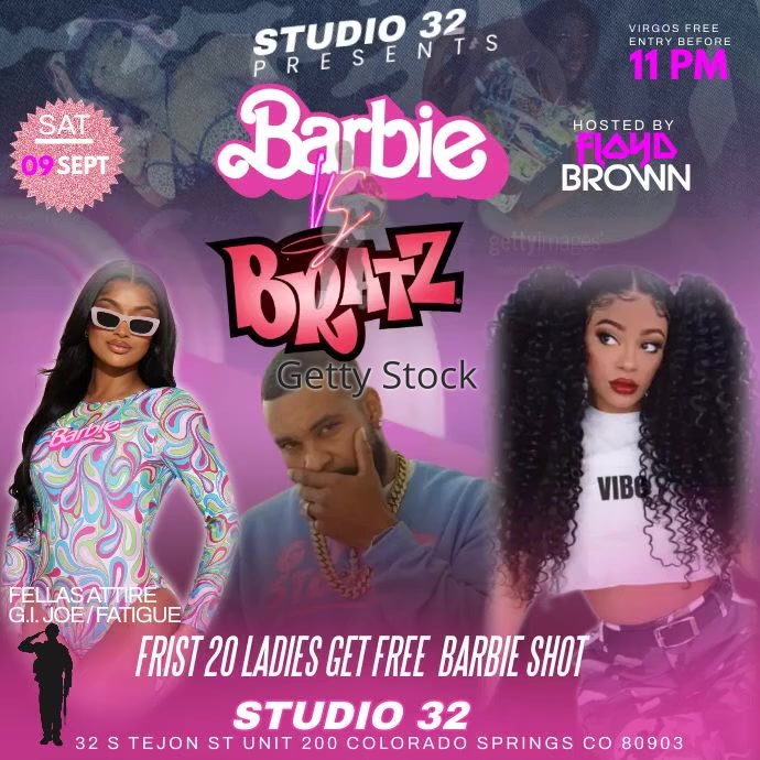 Copy of BARBIE NIGHT PARTY | PosterMyWall
