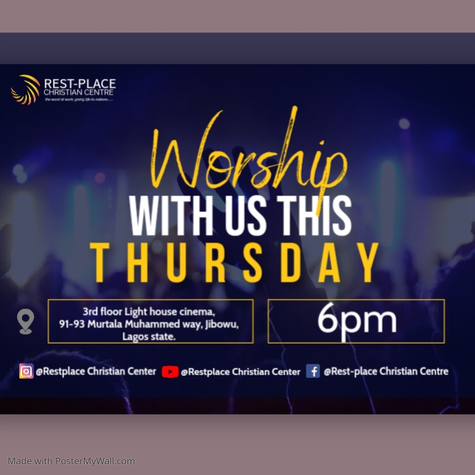 Sunday Service Poster (1) | PosterMyWall