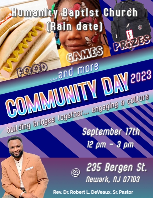 COMMUNITY DAY FLYER | PosterMyWall