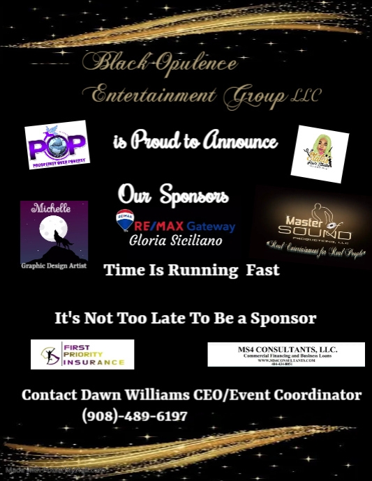 Copy of Announcing Sponsors | PosterMyWall