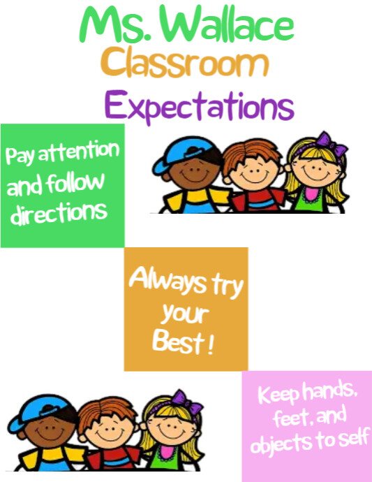 Multicolored Classroom Rules Poster Template | PosterMyWall