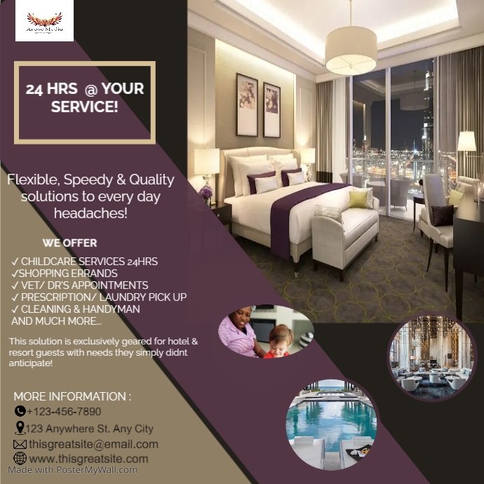 Hotel template poster | PosterMyWall