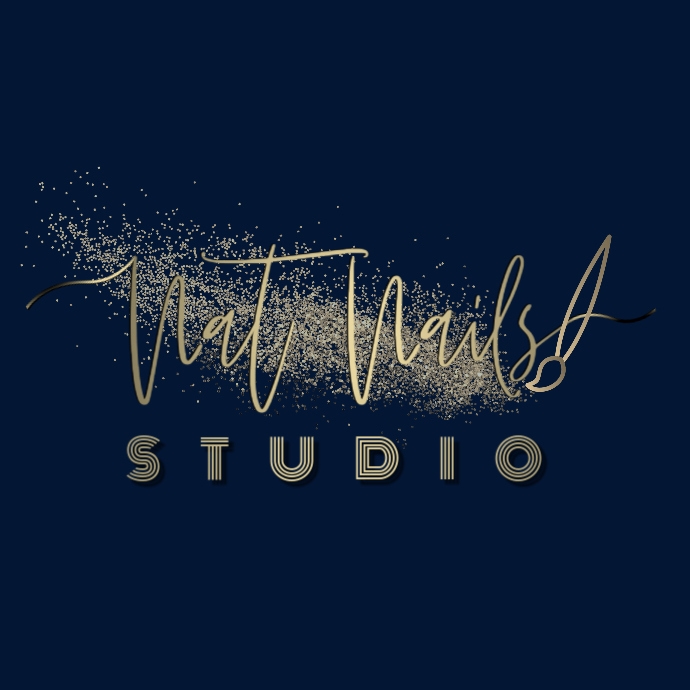 NAT NAILS STUDIO LUXURY LOGO DESIGN | PosterMyWall