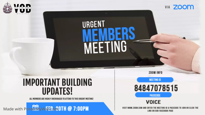 Copy of Zoom Business Meeting Instagram Image | PosterMyWall