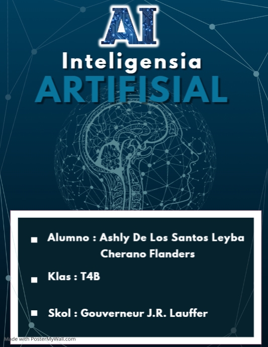 Blue Artificial Intelligence Flyer | PosterMyWall