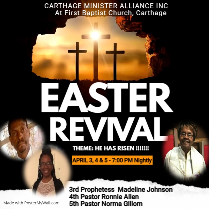 easter service | PosterMyWall