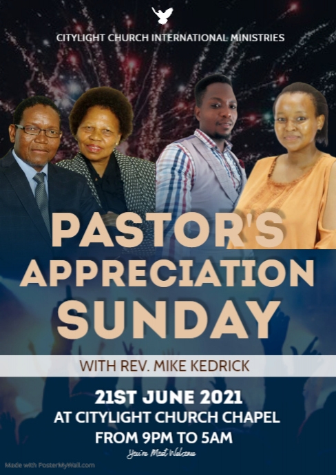 Copy of PASTOR'S APPRECIATION SUNDAY | PosterMyWall