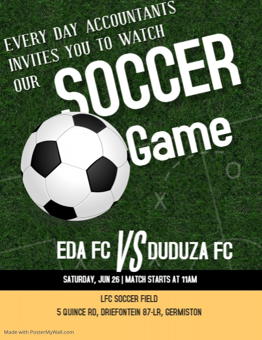 Copy of Football Viewing Party Flyer Template | PosterMyWall