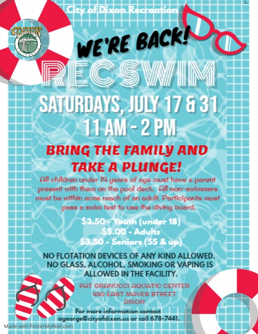 REC SWIM 2021 | PosterMyWall