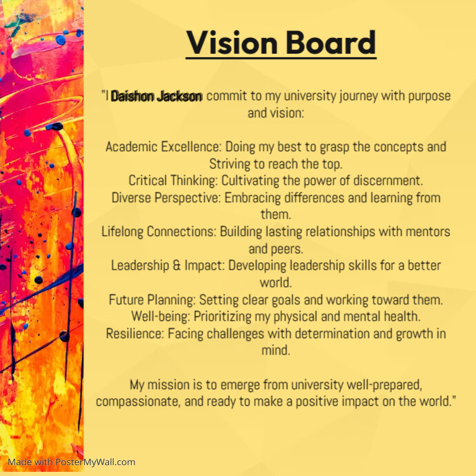 mission vision motto | PosterMyWall