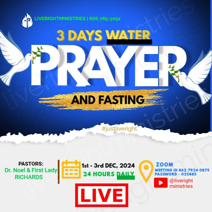 Copy of 3 Days fasting and prayer | PosterMyWall