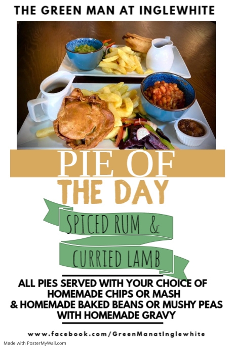 Copy of Copy of Fresh Meat Pies Poster | PosterMyWall