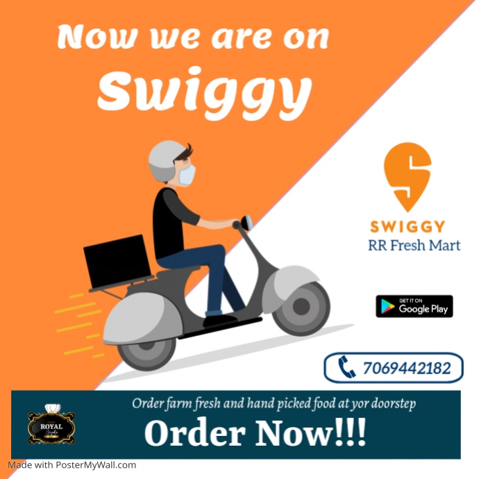 Copy of swiggy | PosterMyWall