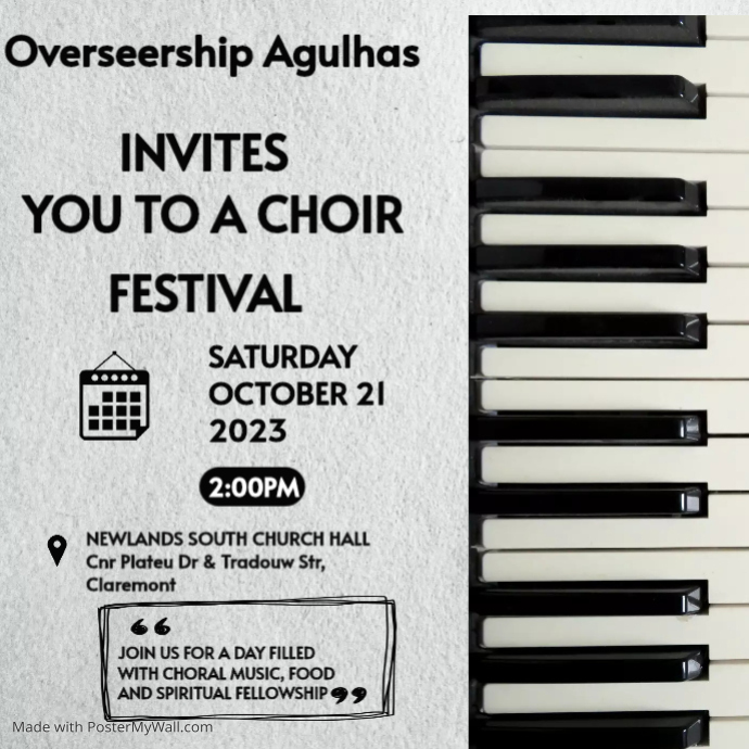CHOIR FESTIVAL | PosterMyWall