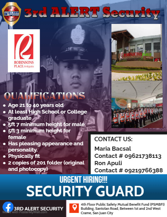 Copy of security services flyer advertisement | PosterMyWall