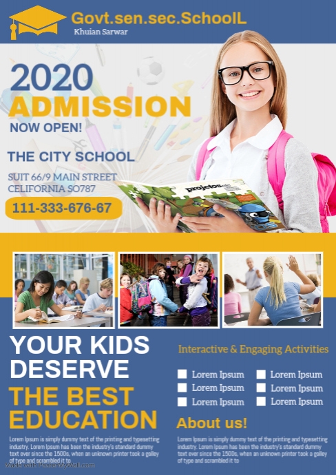 Copy of Copy of SCHOOL | PosterMyWall