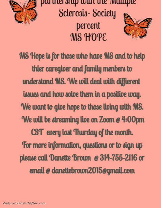 Copy of MS Hope | PosterMyWall