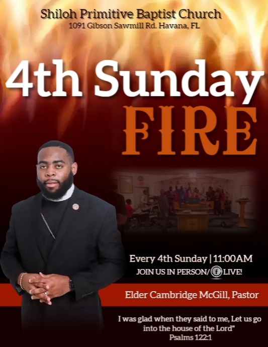 Copy of Sunday Fire | PosterMyWall
