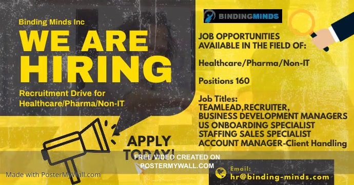 Copy of Copy of We Are Hiring Ads | PosterMyWall