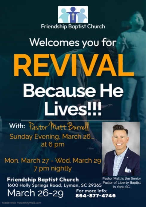 Revival service | PosterMyWall