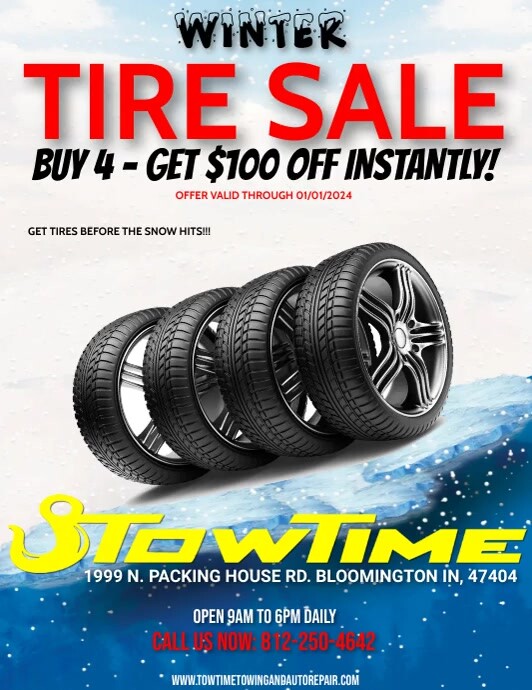 TIRE SALE FLYER | PosterMyWall